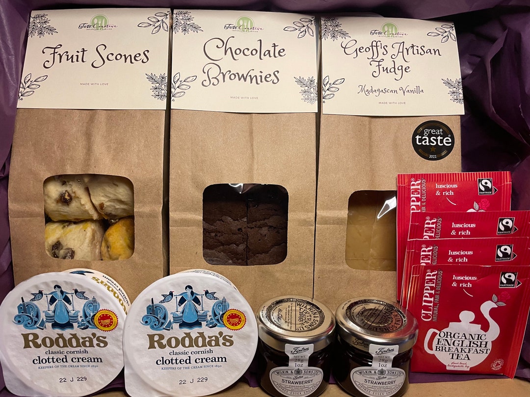 Homemade Afternoon Tea Cream Tea Box for 2 Persons Fabulous Treat ...