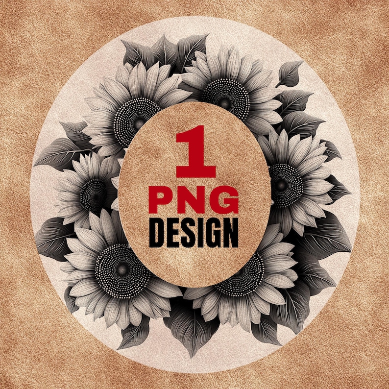Sunflowers Hat Burning Pyrography Design Digital Download - Floral ...