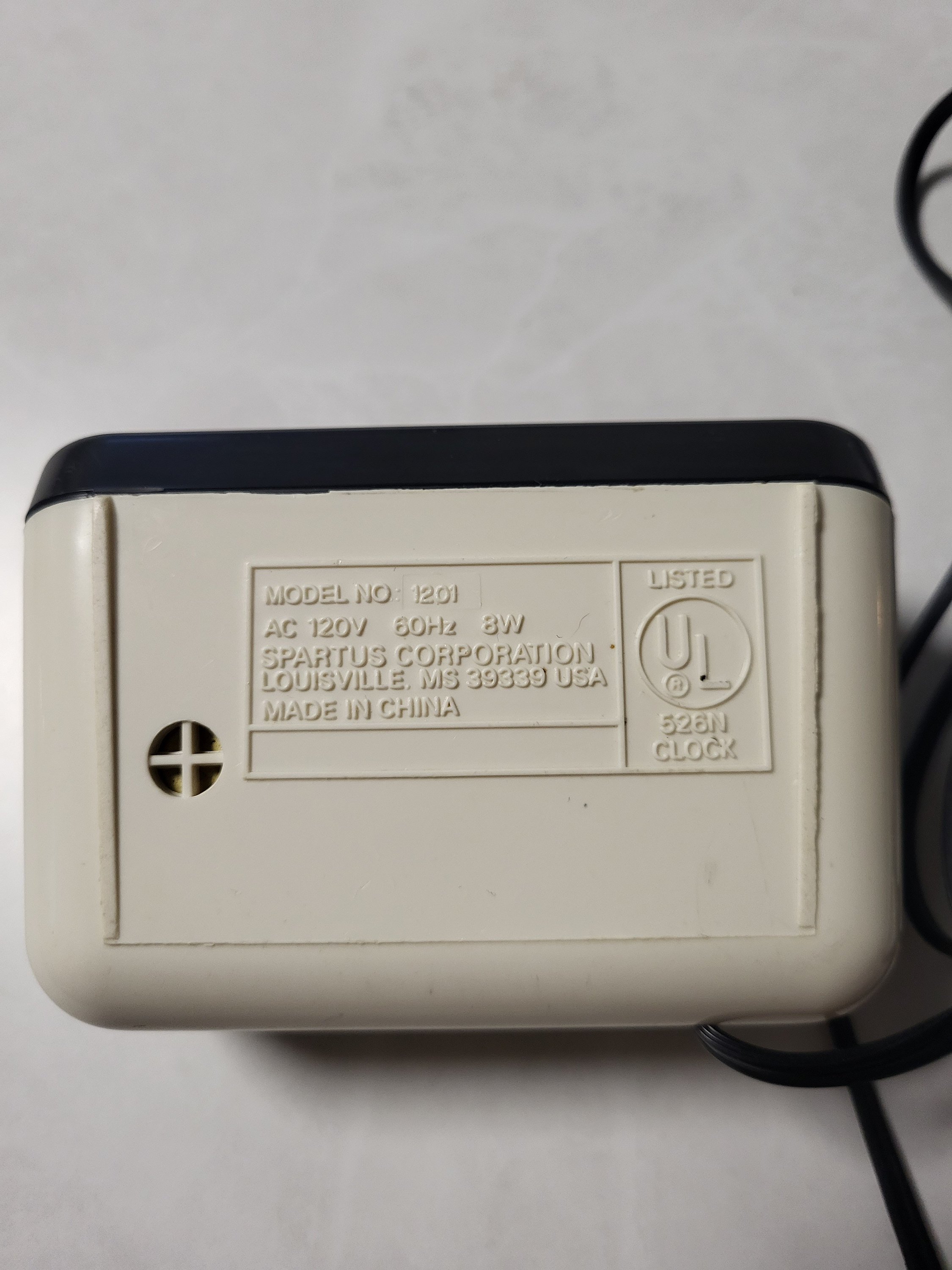 Vintage Spartus Retro Color Block Digital Alarm Clock Model 1201 TESTED ...