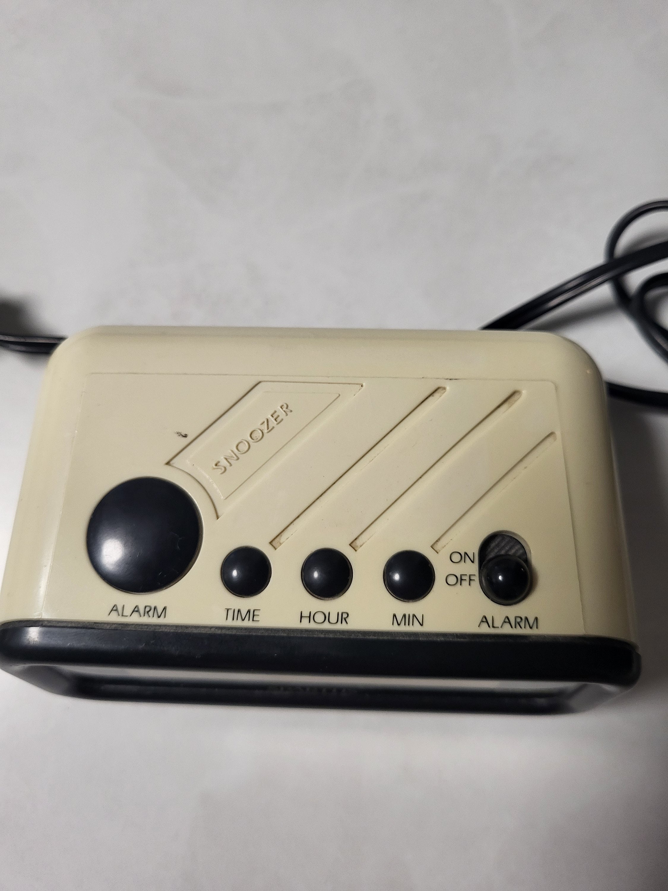 Vintage Spartus Retro Color Block Digital Alarm Clock Model 1201 ...