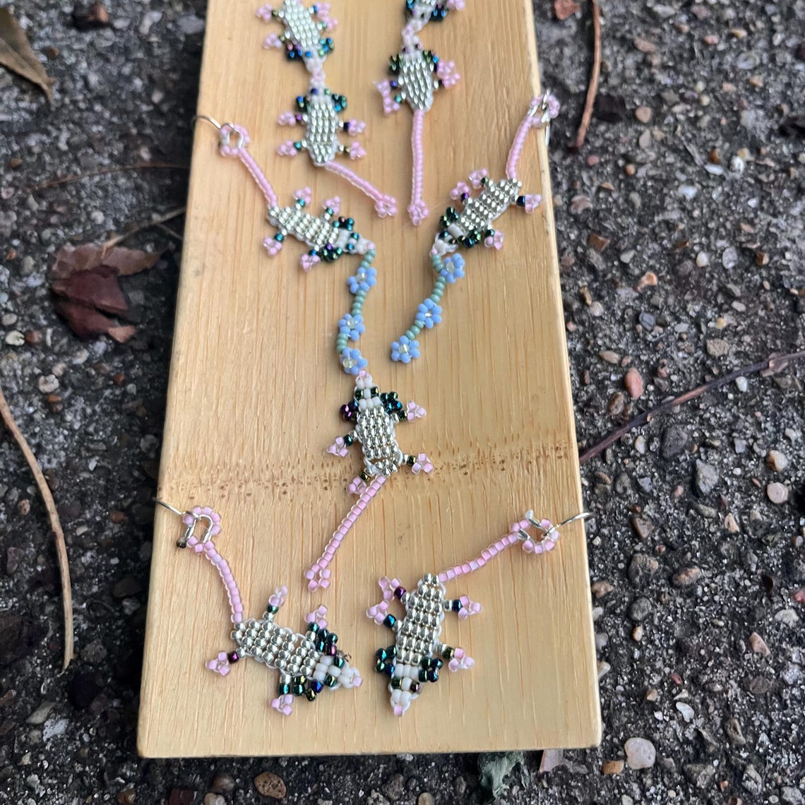 Handmade Beaded Possum Earrings - Etsy