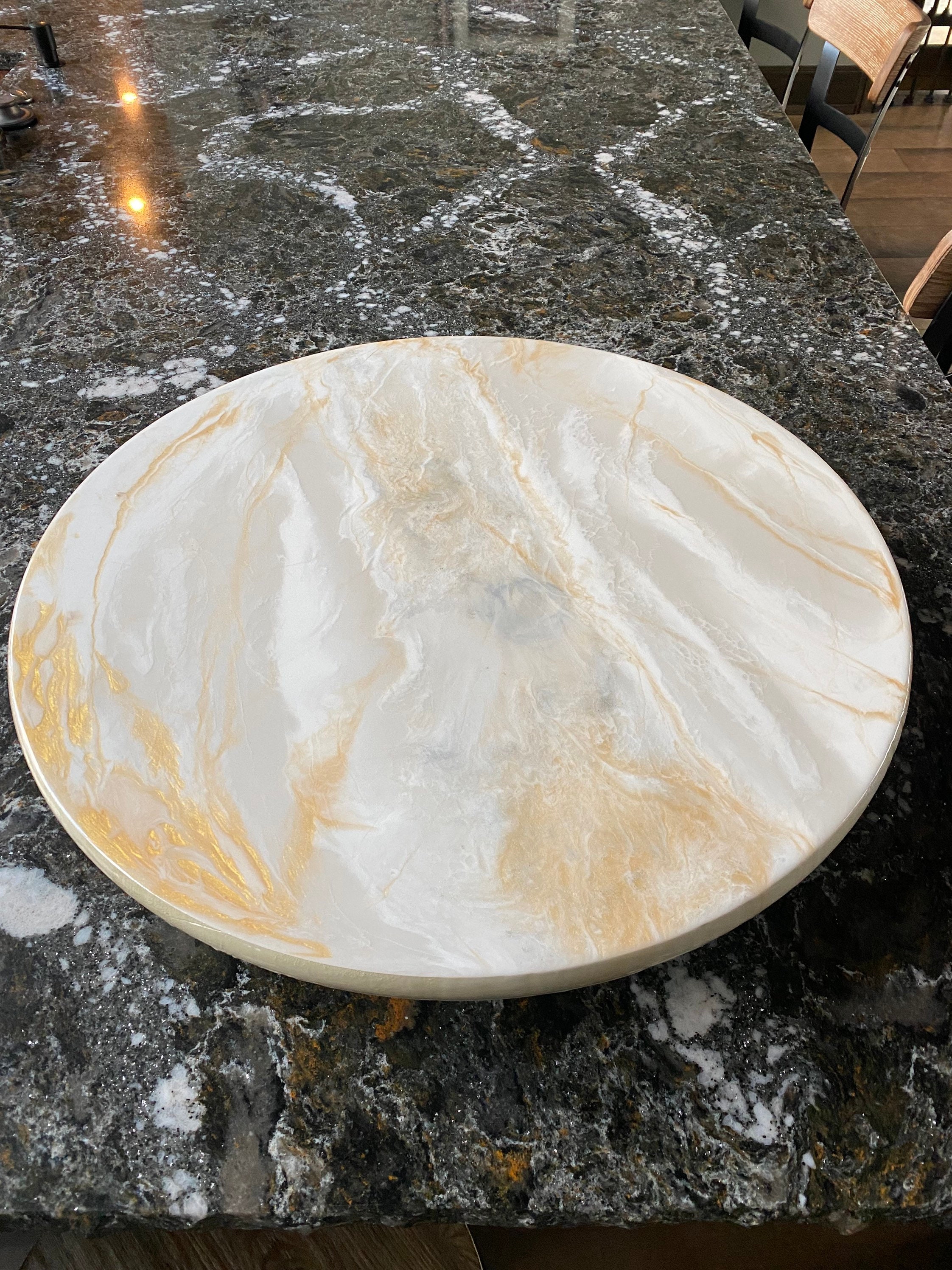 24 Classic Lazy Susan with Gold | Etsy