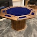 The Ultimate Poker Experience: Custom Walnut Poker Table With Rising ...