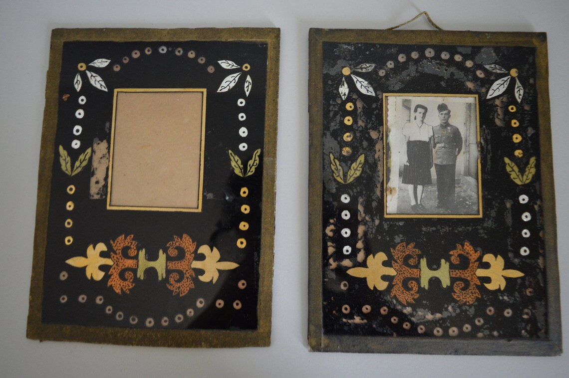 Vintage photo frame. Vintage Frame. 1940s. Vintage wall decor. | Etsy