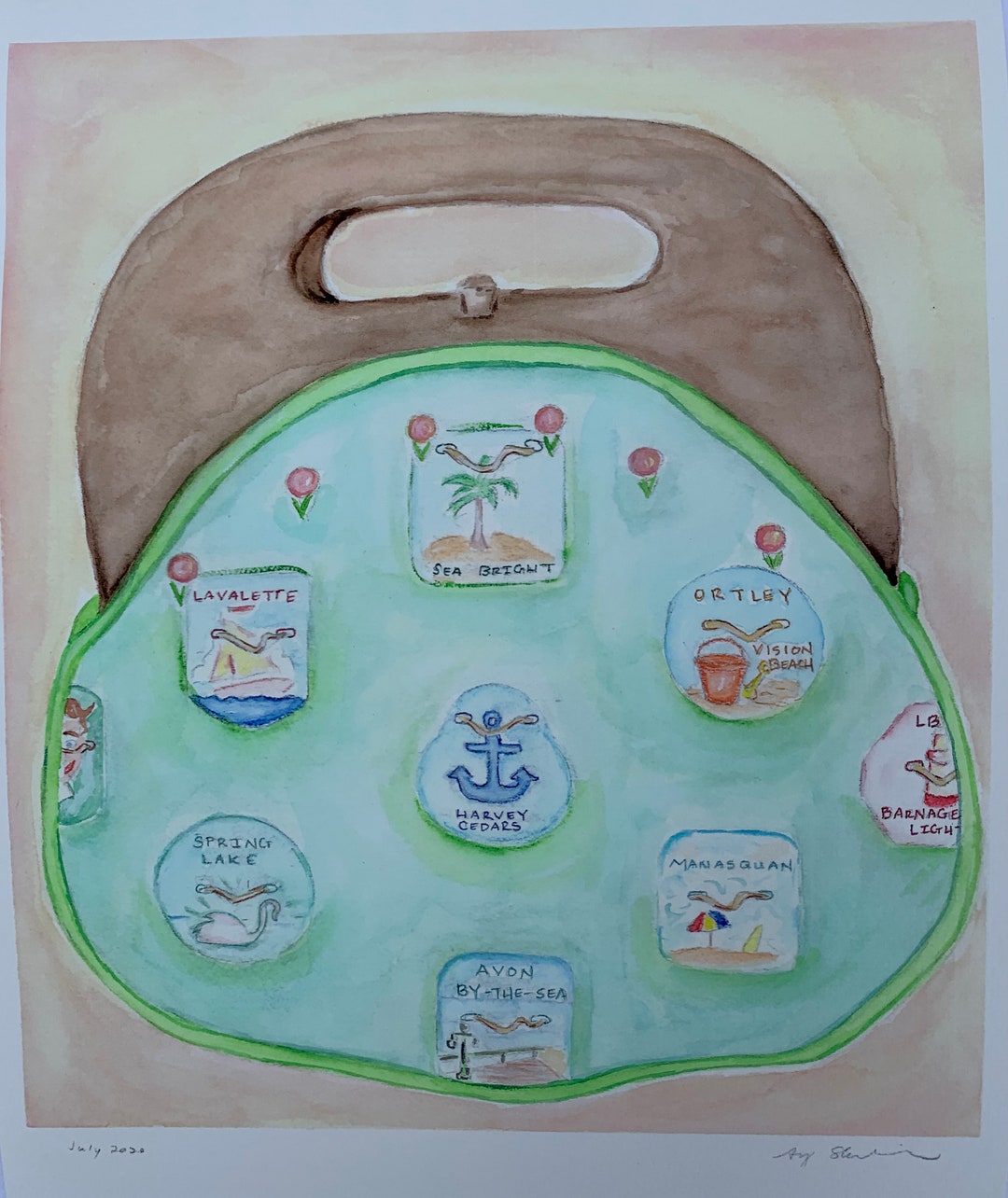 Bermuda Bag Classic Jersey Shore - Etsy