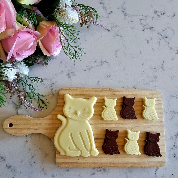 Cat Shaped Chocolate - Etsy UK