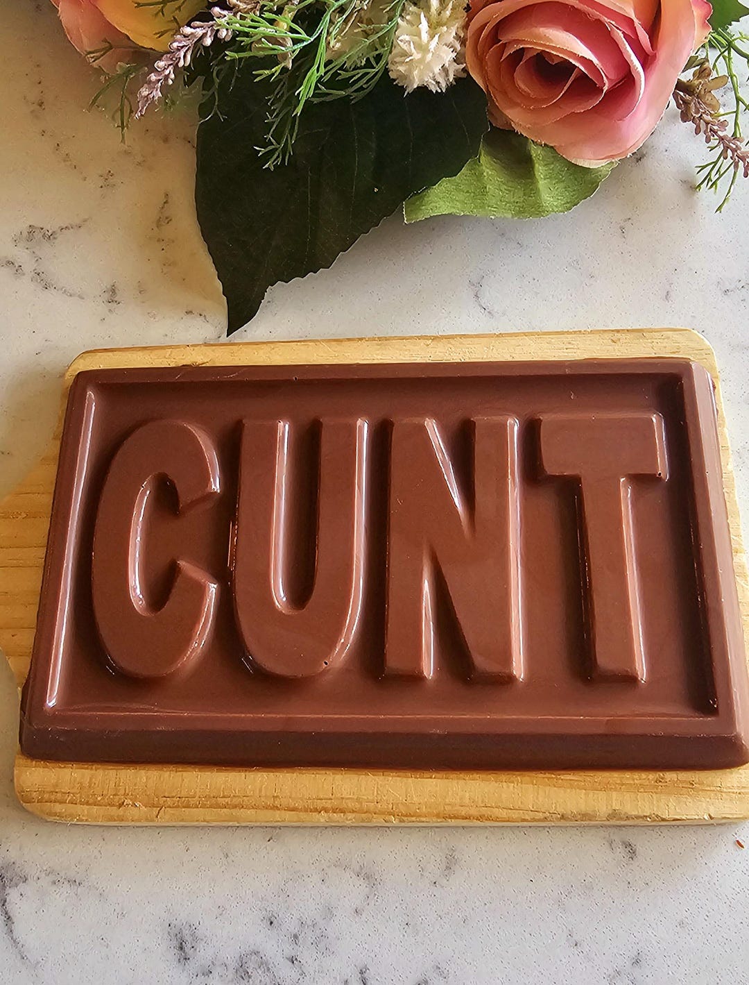 Rude Milk Chocolate Bar Funny Gag Gift, Cheeky Novelty Chocolate, Adult ...