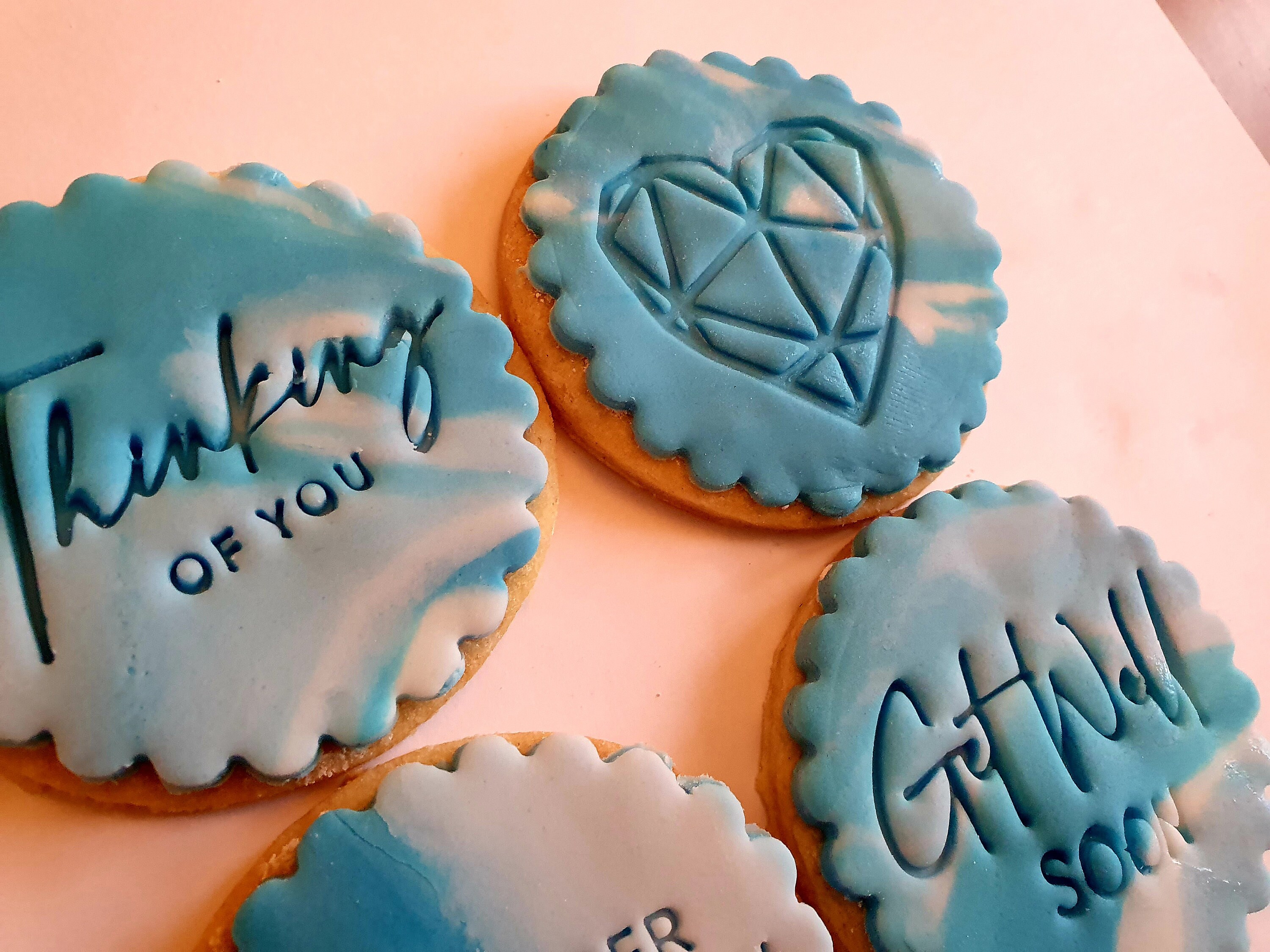 Get Well Soon Personalised Biscuits Cookies Postal Box - Etsy UK