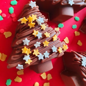 Individual Biscoff Filled Christmas Chocolate Tree - Etsy