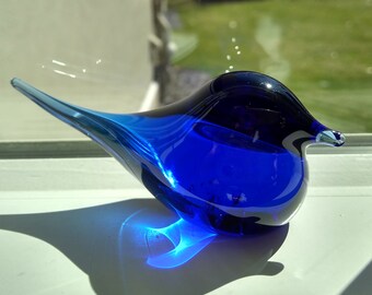 Cobalt Blue Bird | Etsy
