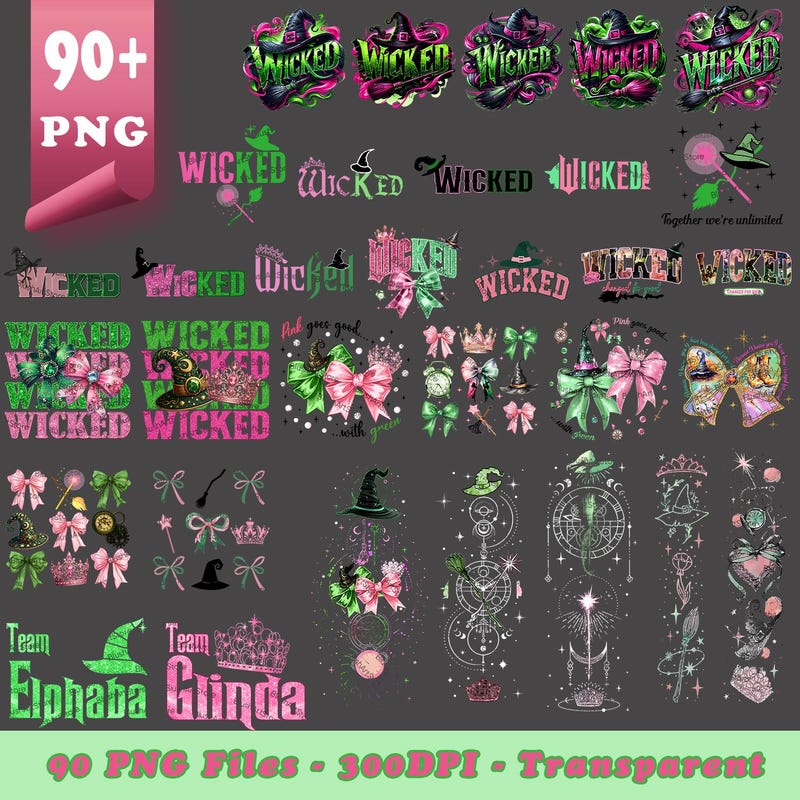 Wicked Art Set - Etsy UK