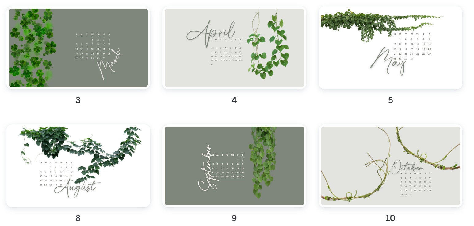 2023 Desktop Plant Wallpapers - Etsy