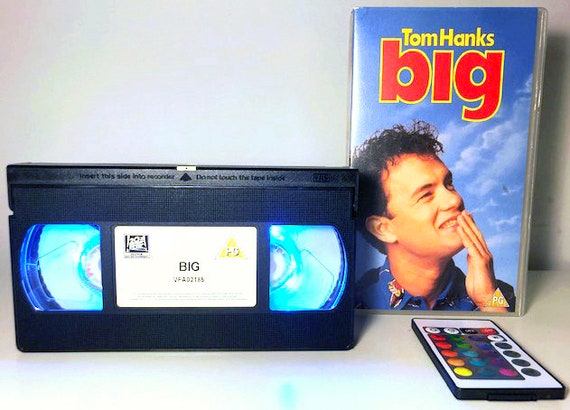 Big VHS Video Tape Colour Changing Retro USB Light | Etsy
