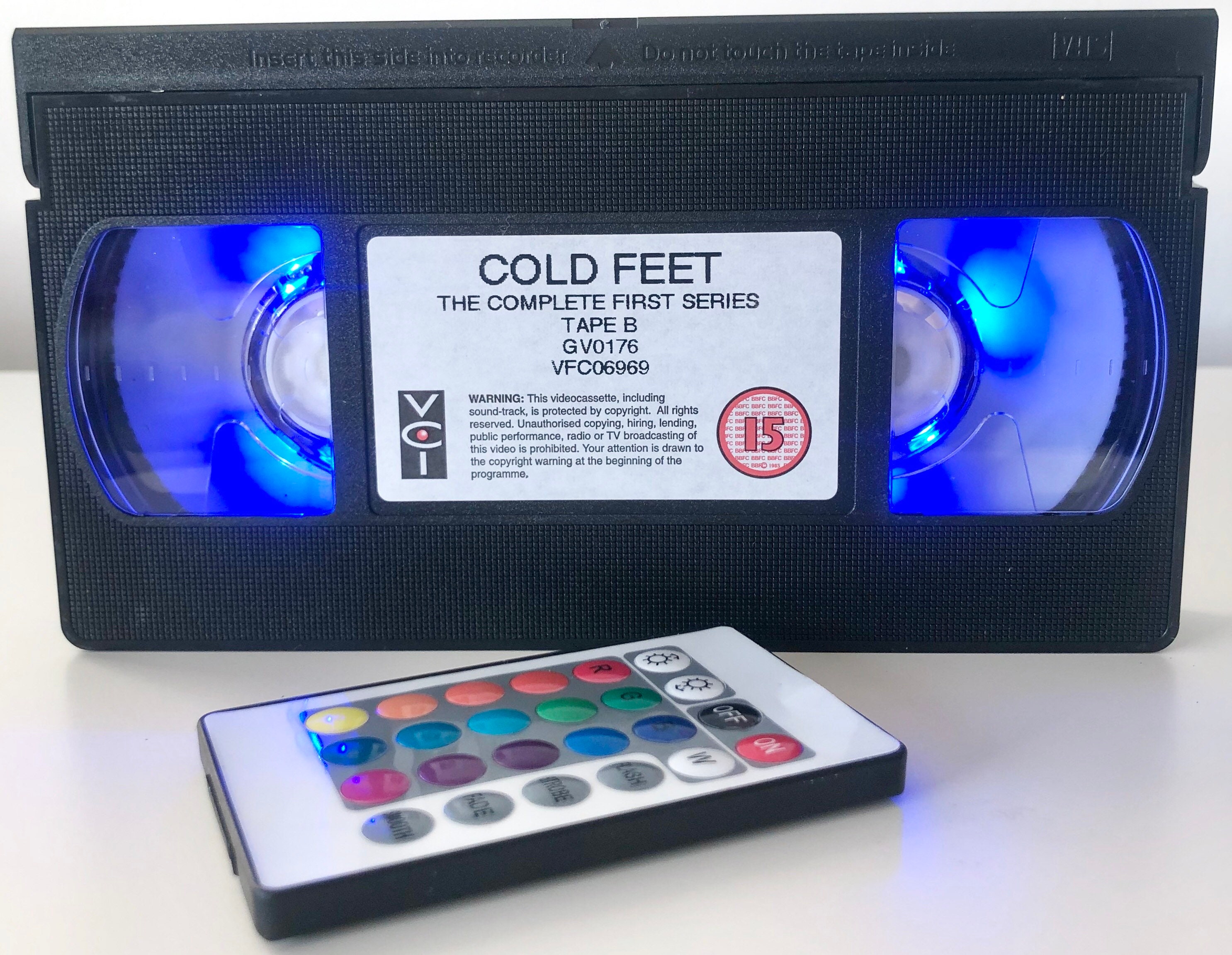 Cold Feet VHS Video Tape Colour Changing USB Light - Etsy
