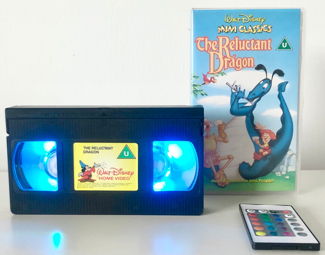 Disney the Reluctant Dragon VHS Video Tape Colour Changing USB - Etsy UK