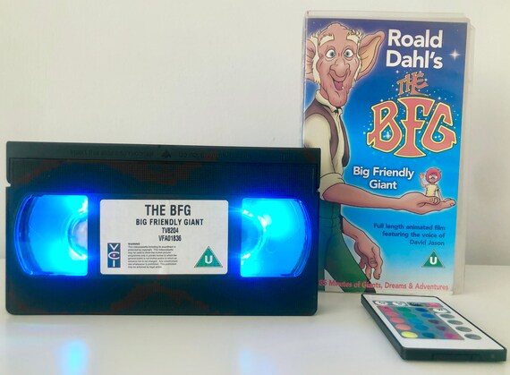 The BFG Retro VHS Video Tape Colour Changing USB Light | Etsy