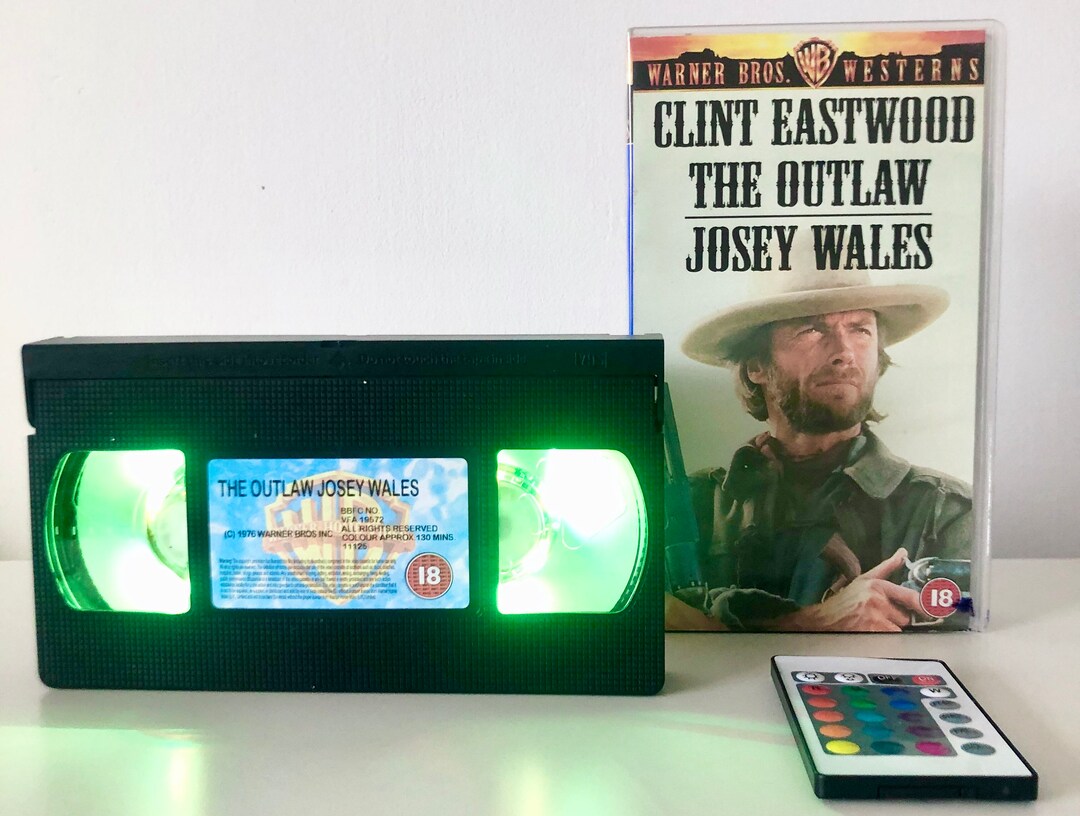 The Outlaw Josey Wales VHS Video Tape Colour Changing Retro - Etsy