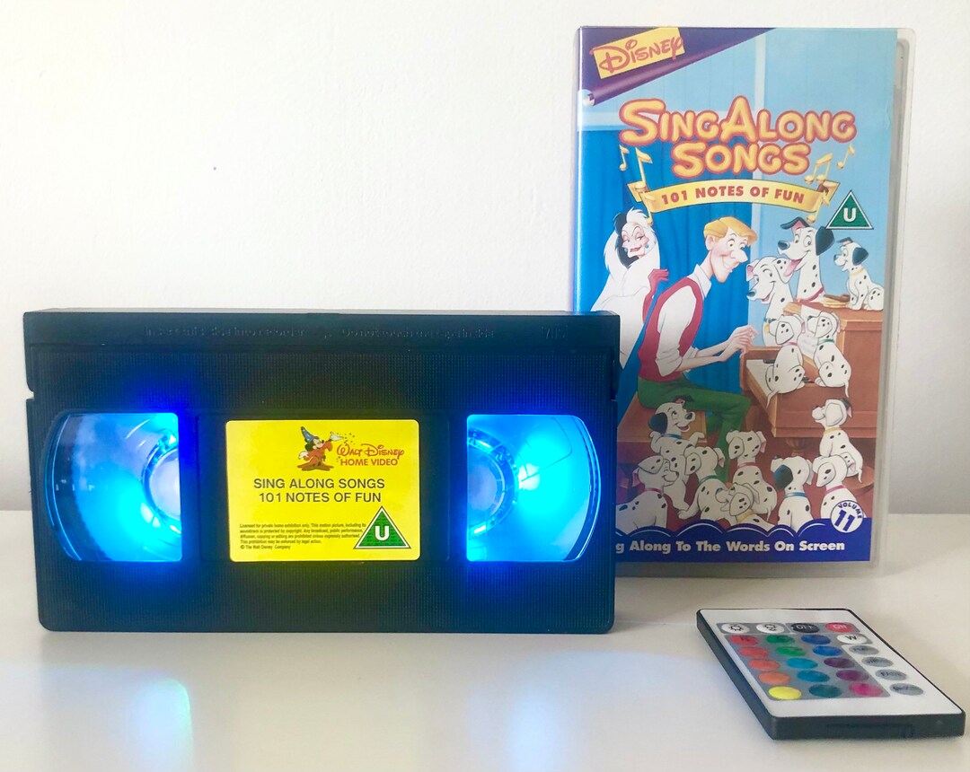 Disney Sing Along 101 Notes of Fun VHS Video Tape Colour - Etsy Canada