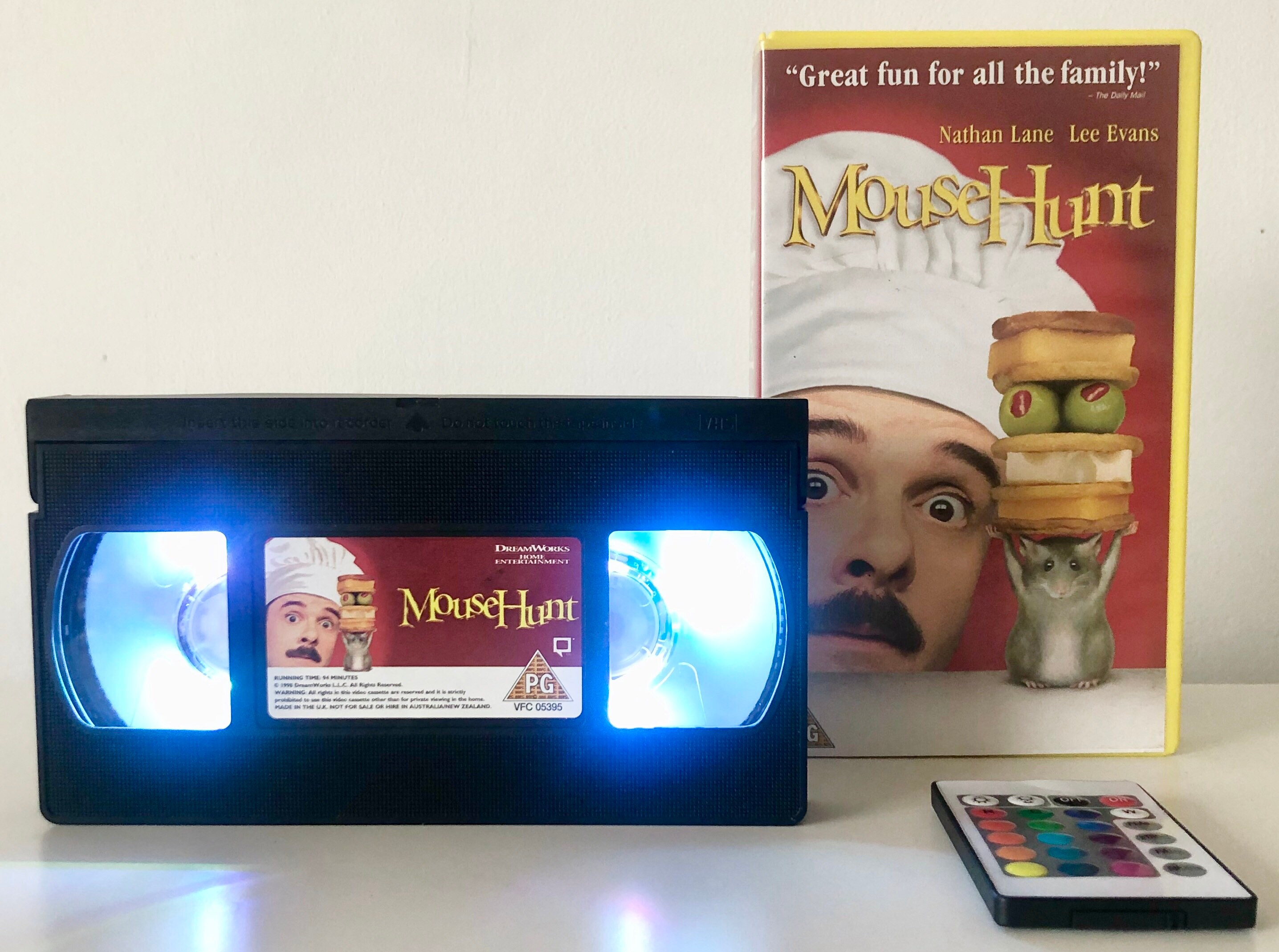 Mousehunt VHS Video Tape Colour Changing USB Light - Etsy