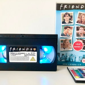 Friends Series 4 VHS Video Tape Colour Changing Retro USB LED Light - Etsy