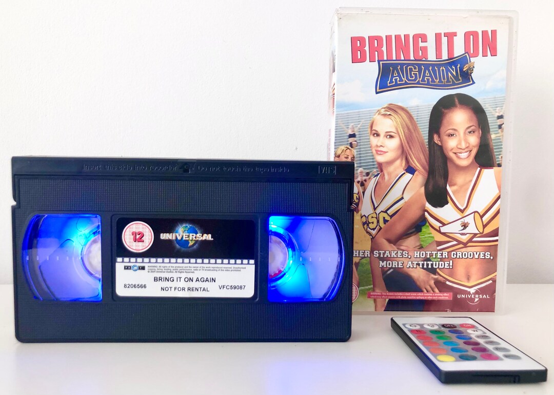 Bring It on Again Retro VHS Video Tape Colour Changing USB Light - Etsy
