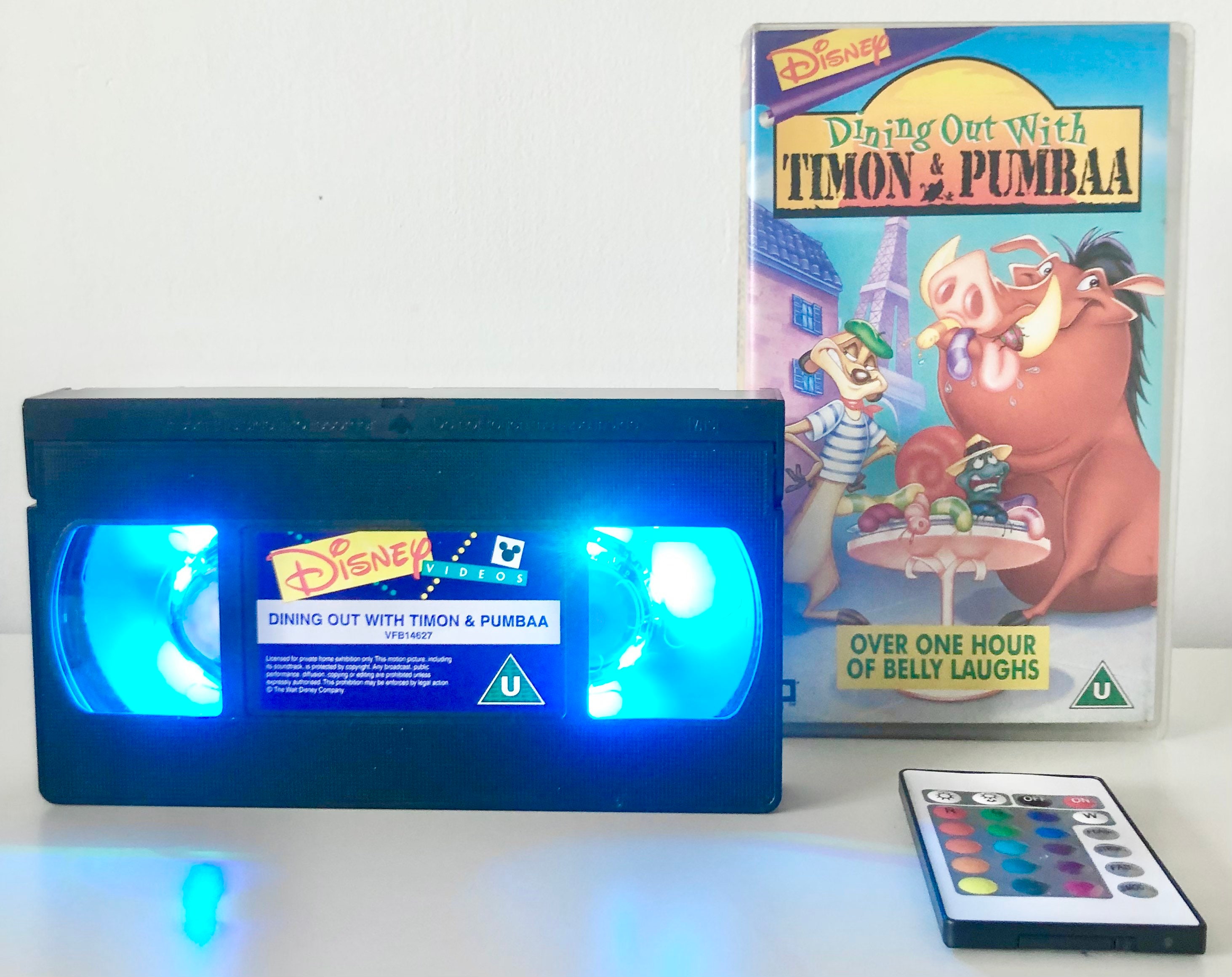 Disney Dining Out With Timon and Pumbaa VHS Video Tape Colour Changing ...