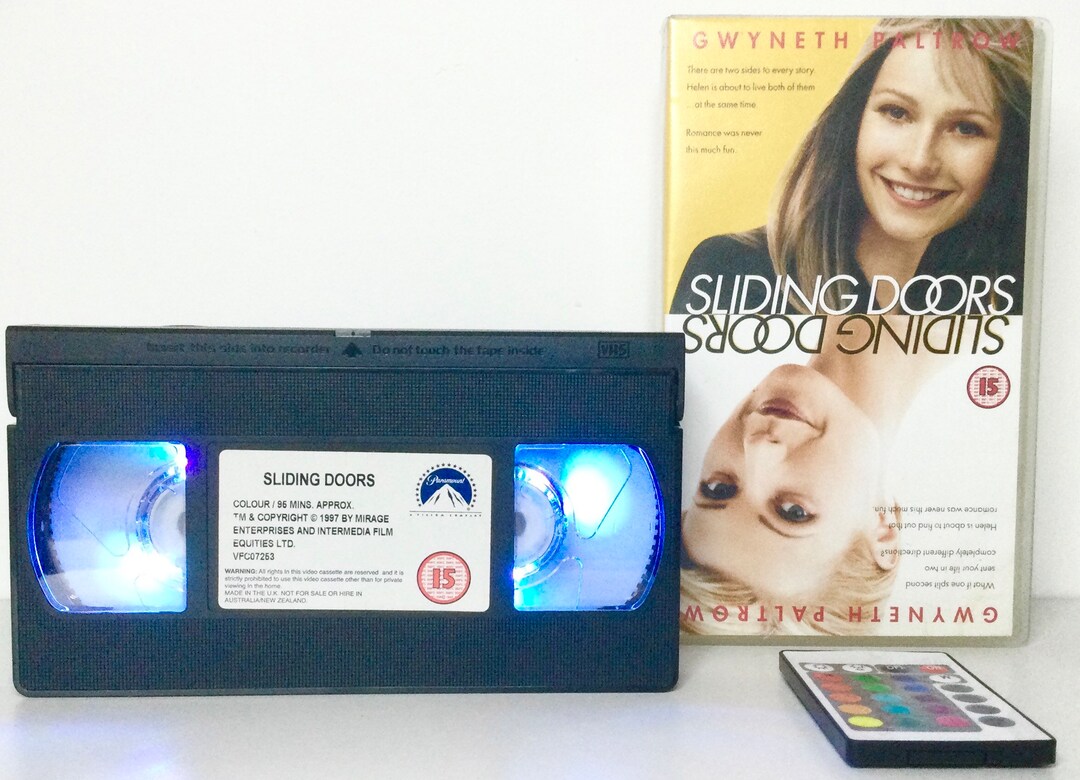 Sliding Doors VHS Video Tape Colour Changing Retro USB Light - Etsy