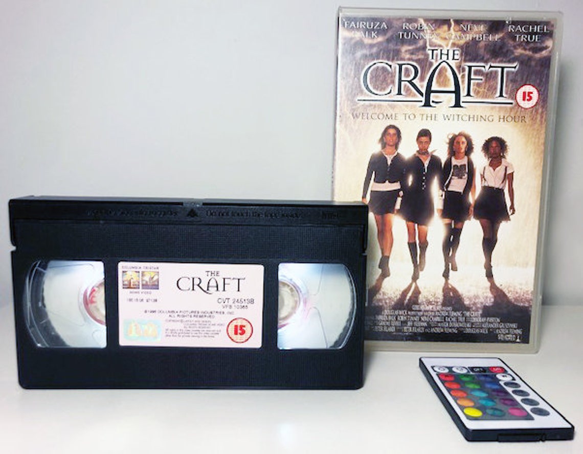 The Craft VHS Video Tape Colour Changing Retro USB Light | Etsy