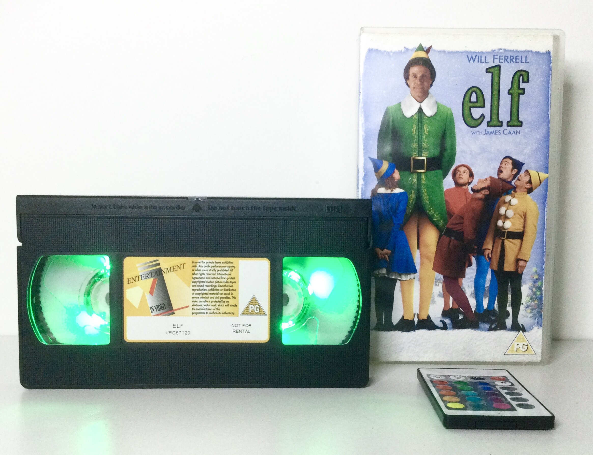 Elf VHS Video Tape Colour Changing USB Light - Etsy UK