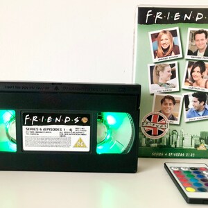 Friends Series 4 VHS Video Tape Colour Changing Retro USB LED Light - Etsy