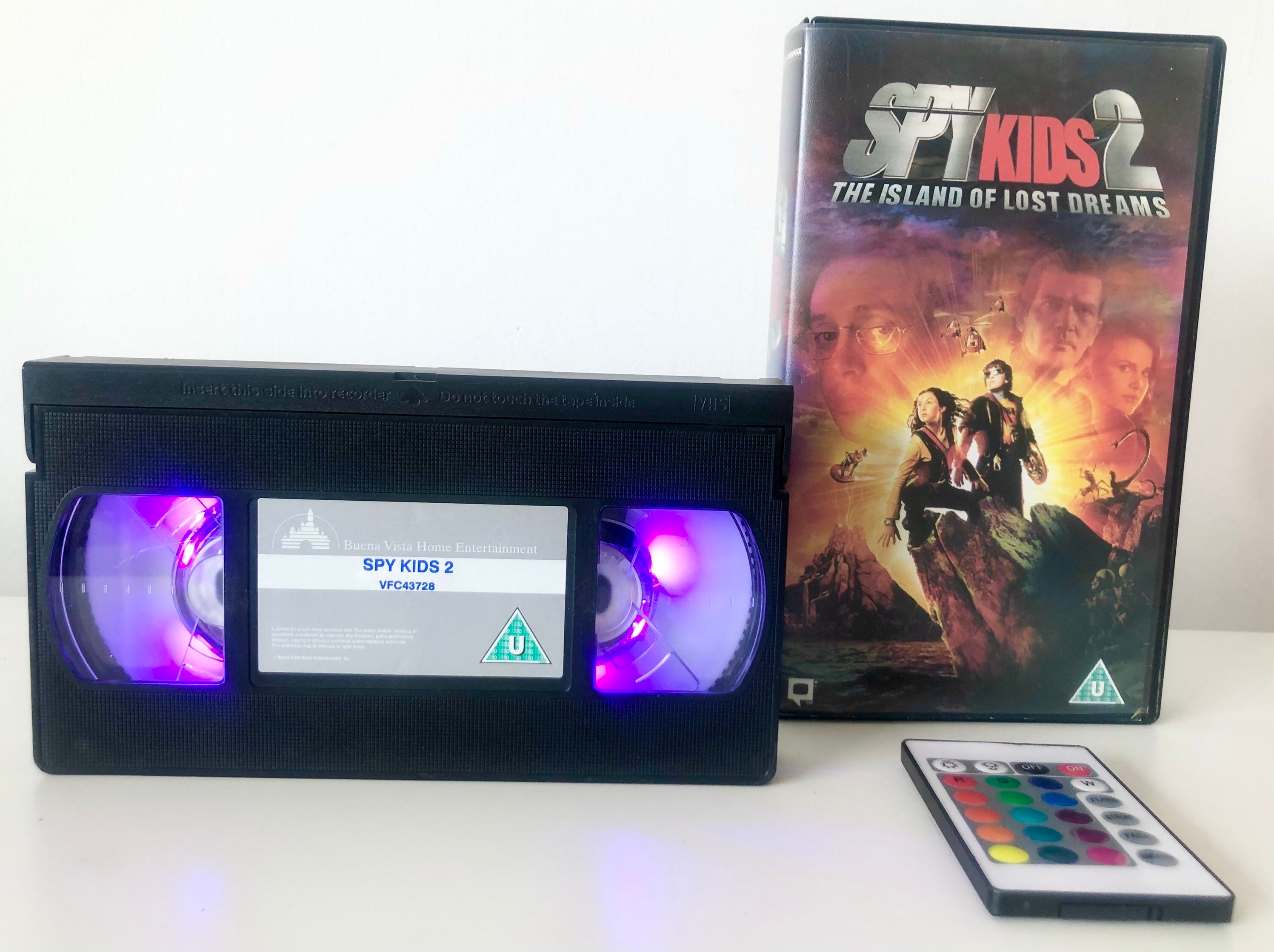 Spy Kids 2 Retro VHS Video Tape Colour Changing USB Light - Etsy UK