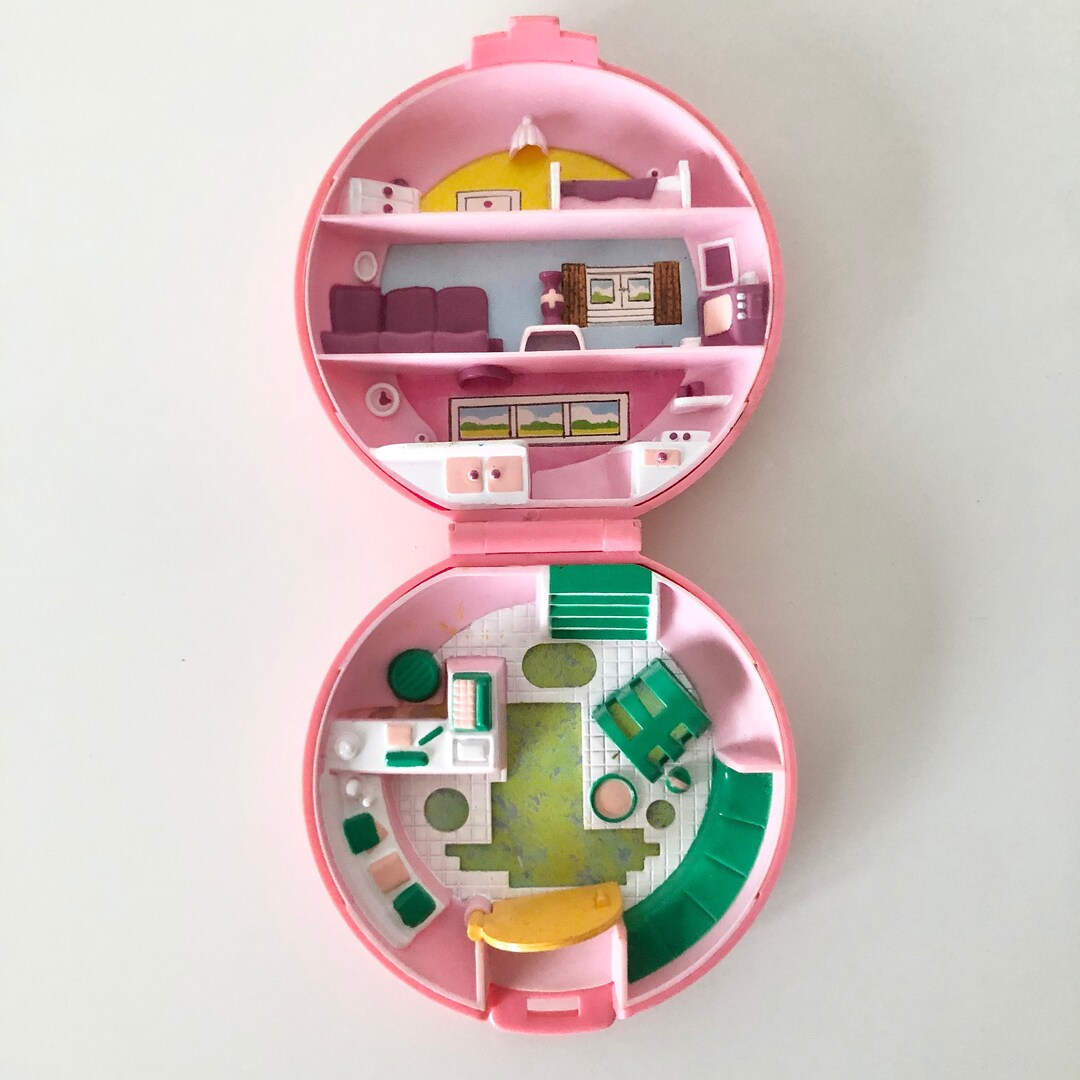 Vintage 1989 Pink Polly Pocket Buttons Animal Hospital - Etsy