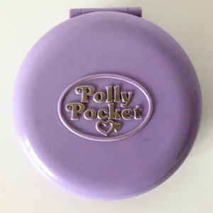 Vintage 1989 Purple Polly Pocket Pollys Flat Miniature - Etsy