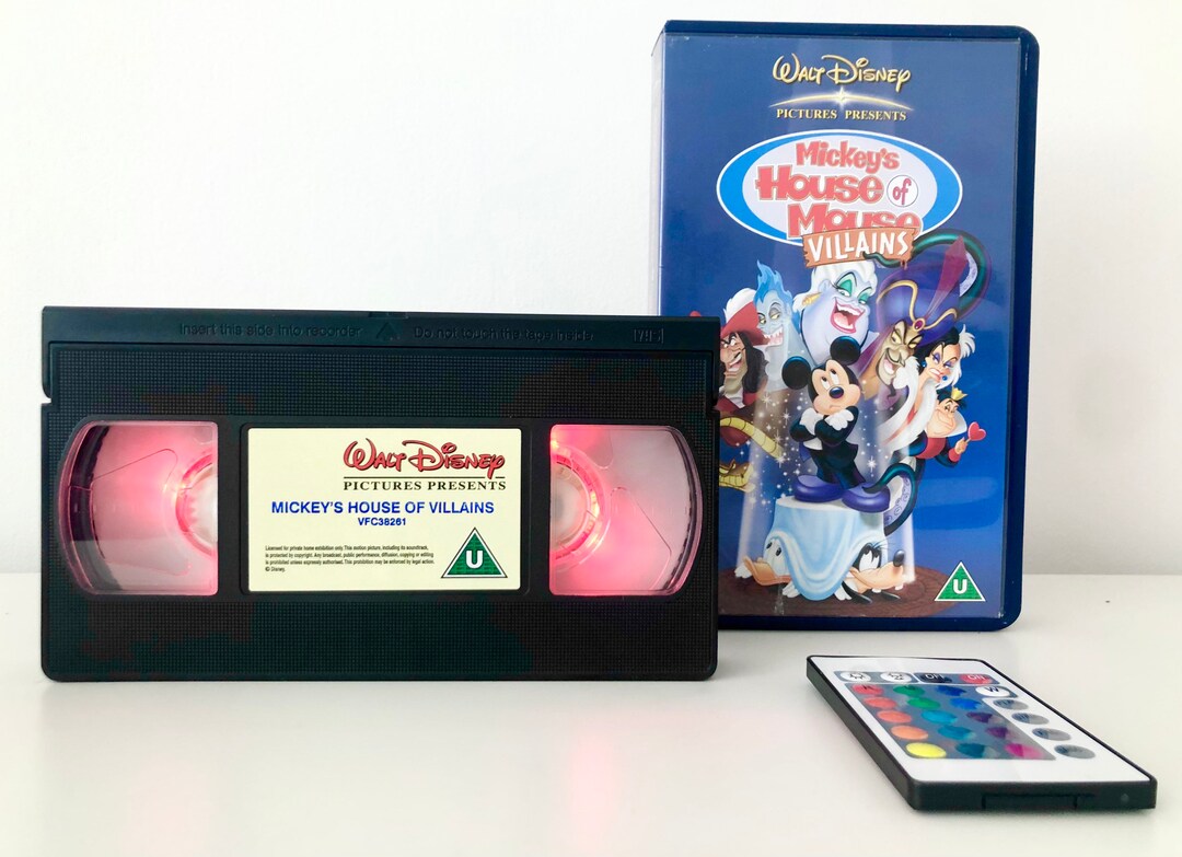 Disney Mickeys House of Mouse Villains VHS Video Tape Colour Changing ...