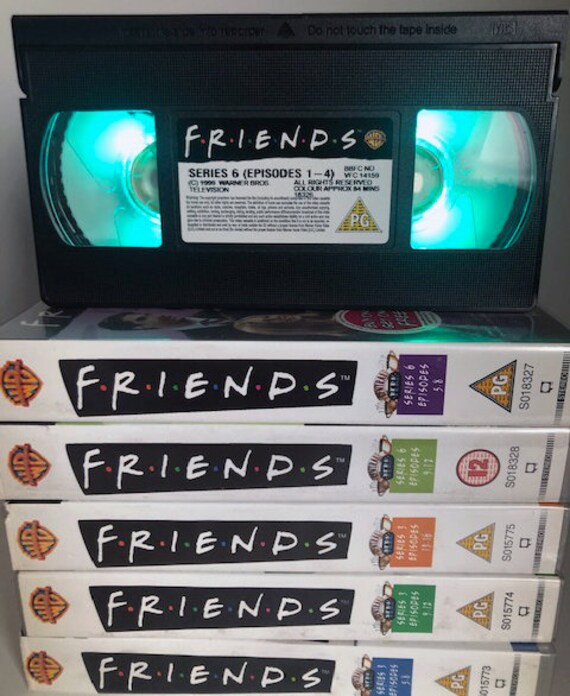 Friends Series 4 VHS Video Tape Colour Changing Retro USB LED | Etsy