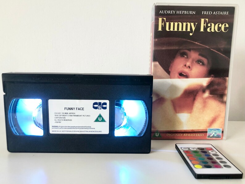 Funny Face Retro VHS Video Tape Colour Changing USB Light - Etsy