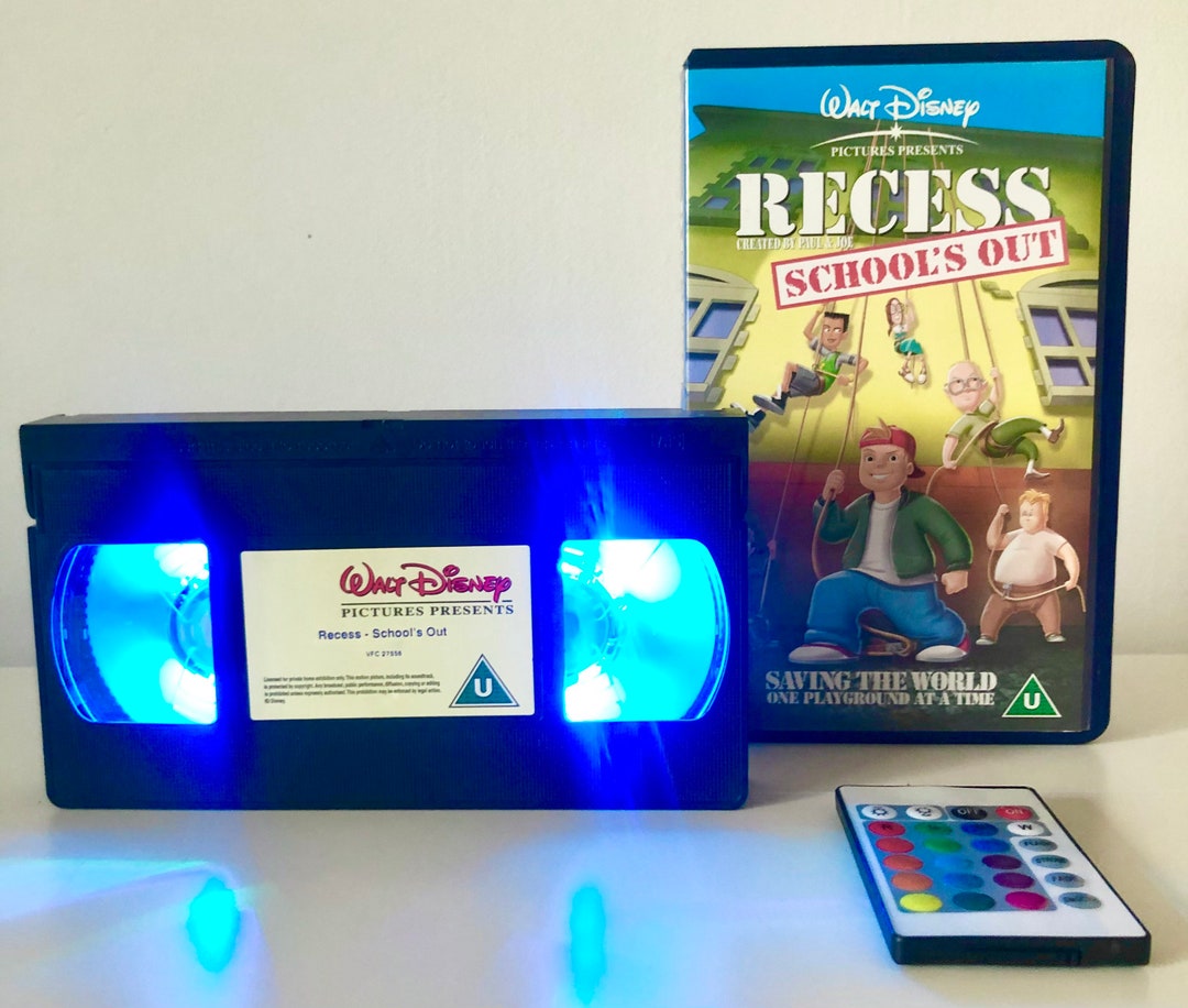 Disney Recess Schools Out Retro VHS Video Tape Colour - Etsy