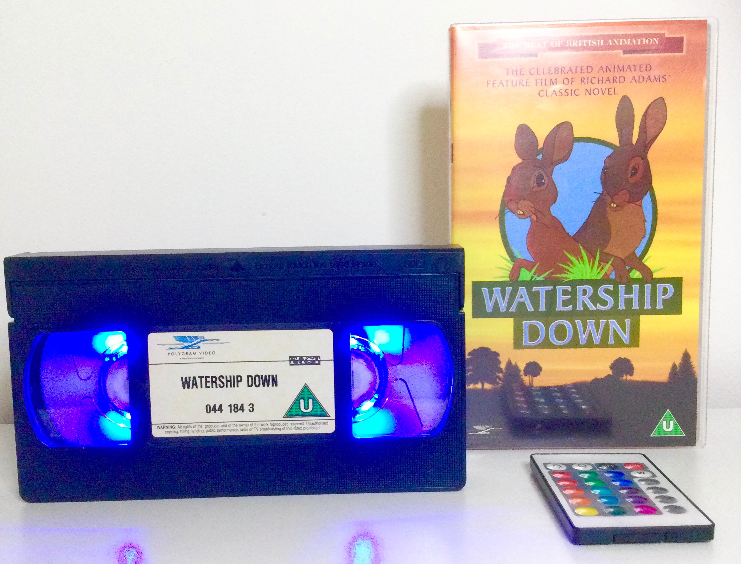Watership Down VHS Video Tape Colour Changing USB Light - Etsy