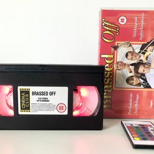 Brassed off VHS Video Tape Colour Changing Retro USB Light - Etsy UK