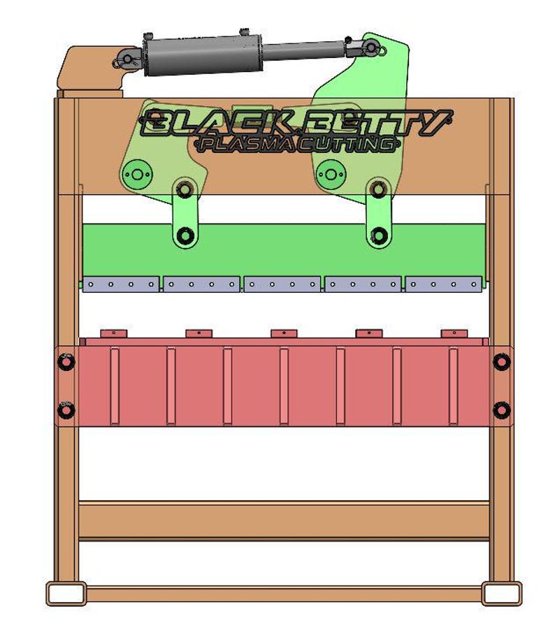 Diy 50 Inch Wide 60 Ton Press Brake Design. DIGITAL FILES ONLY - Etsy