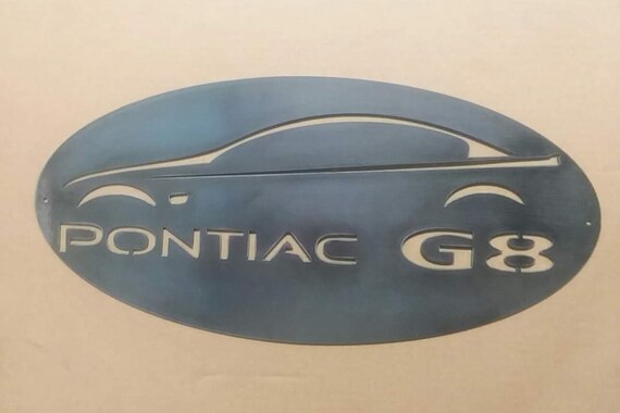 Oval Pontiac G8 Sign - Etsy