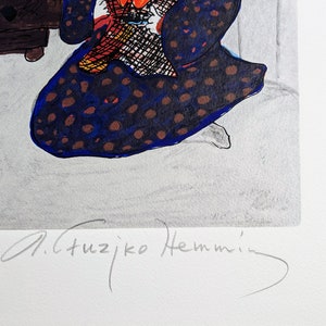 Fujiko Hemming Silkscreen "memories" 2008, Signed - Etsy