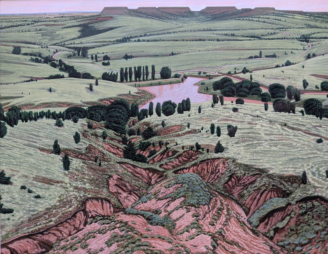 Michael L. Nicholson Acrylic Painting "just Minutes From the Copa" 1987 ...