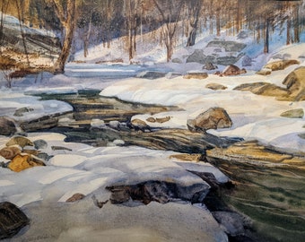 Watercolor Signed - Etsy