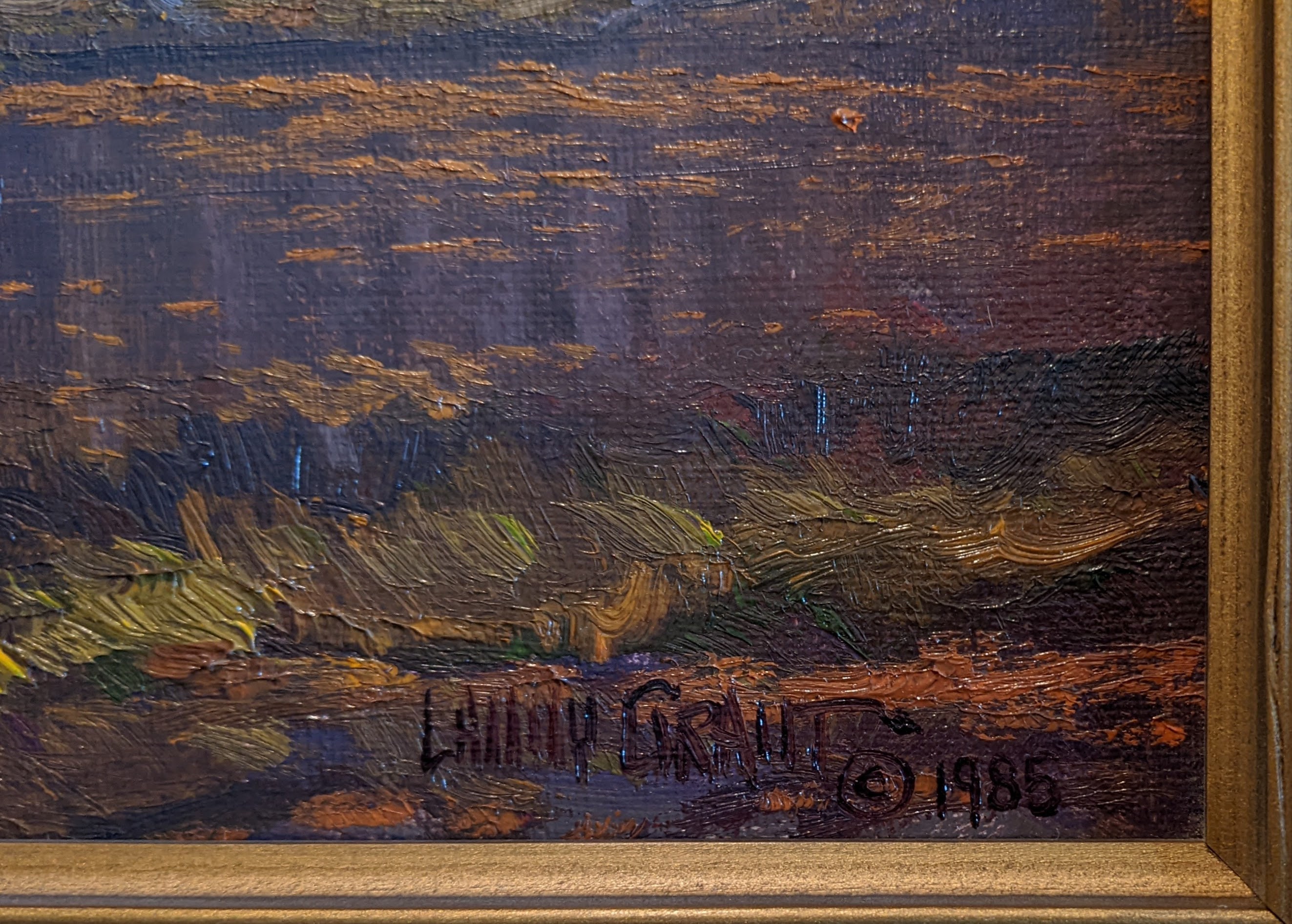 Lanny Grant Oil on Canvas "beaver Pond-mcclure Pass" 1985, Signed - Etsy