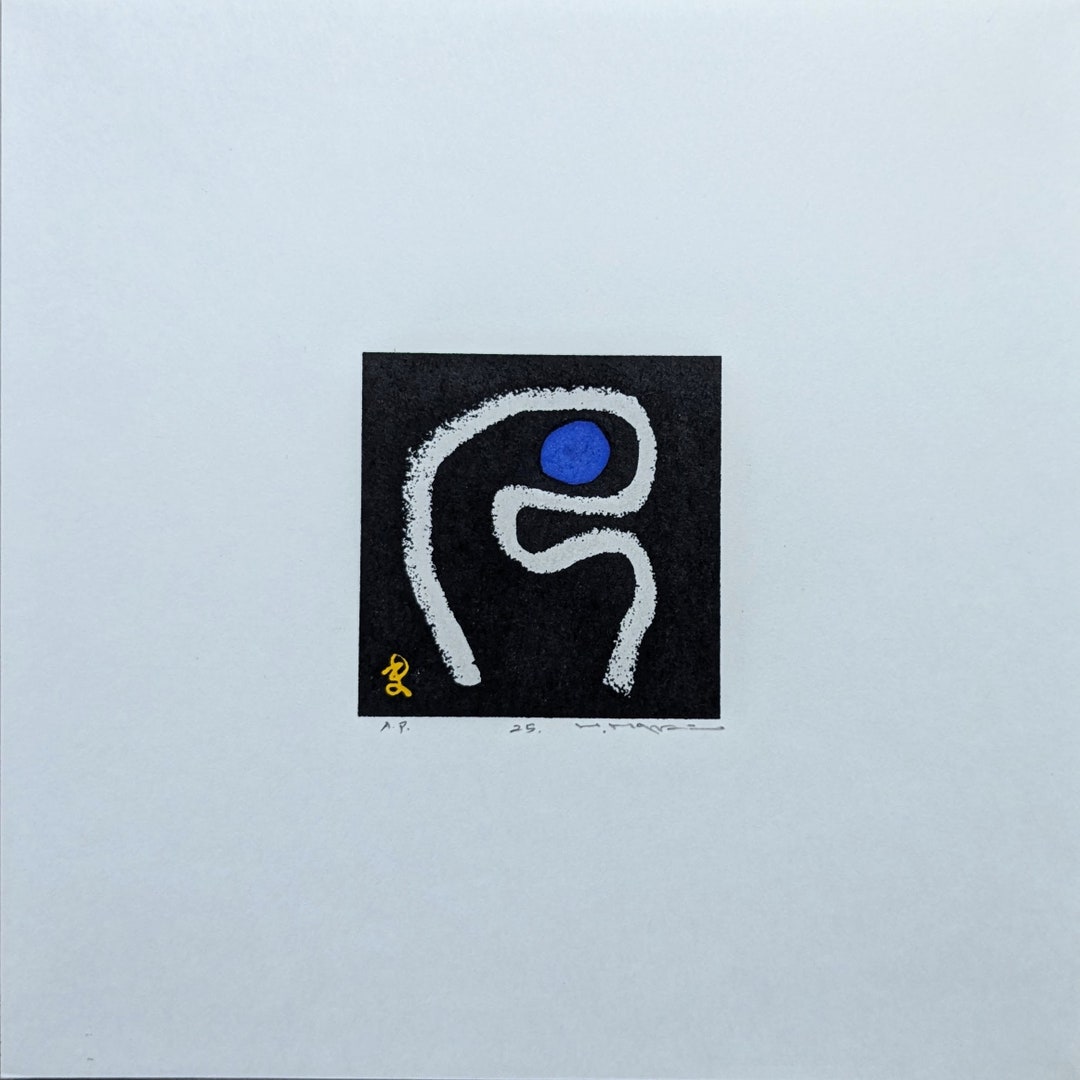 Haku Maki Woodblock "25" [wind], 1975, Signed - Etsy