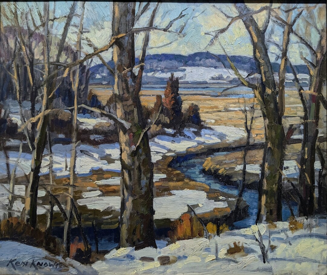 Ken Knowles Oil on Board "essex Marshes" 2008, Signed - Etsy
