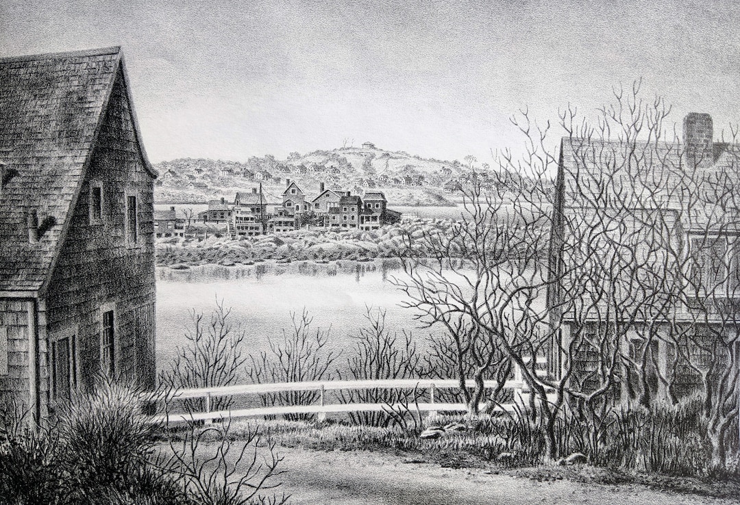 Alan Crane Lithograph "november" C. 1950s, Signed - Etsy