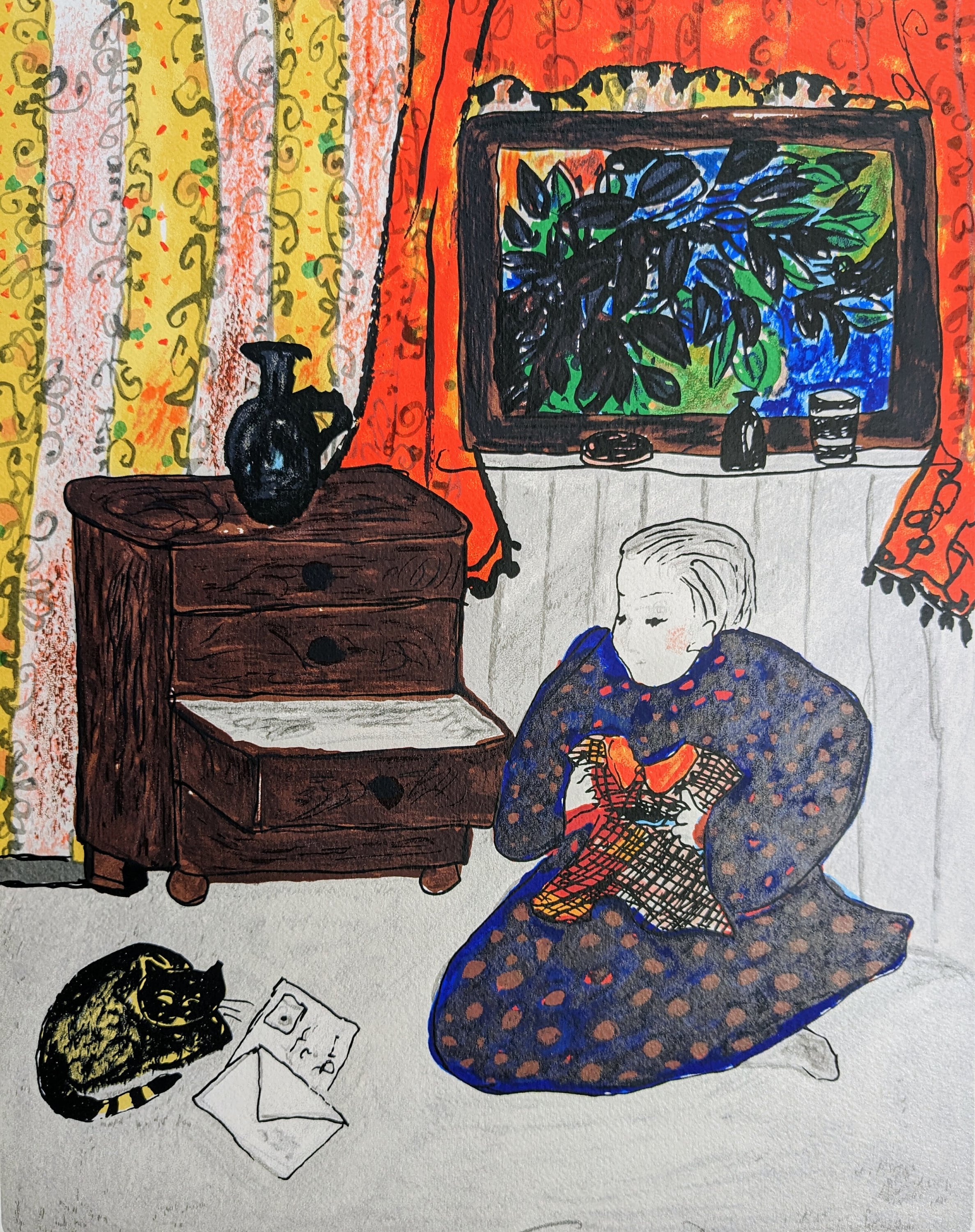 Fujiko Hemming Silkscreen "memories" 2008, Signed - Etsy