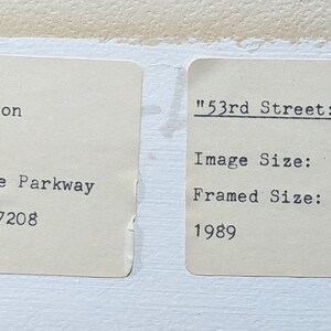 Michael Nicholson Acrylic on Paper "53rd Street: Islands & Dunes" 1989 ...